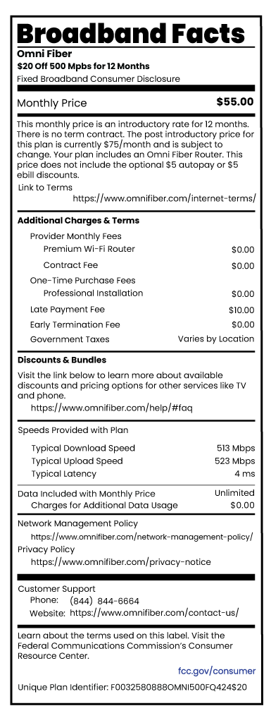 Fiber Internet in Brownsville, TX | Omni Fiber